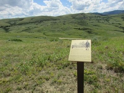 As an Infantryman . . . Historical Marker