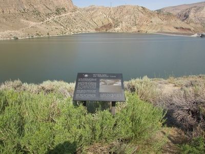 Boysen Dam and Reservoir Today Historical Marker
