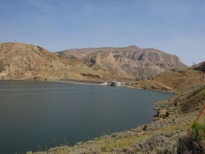 Boysen Dam and Reservoir Today Historical Marker