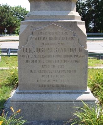 General Joseph Stanton Monument Historical Marker
