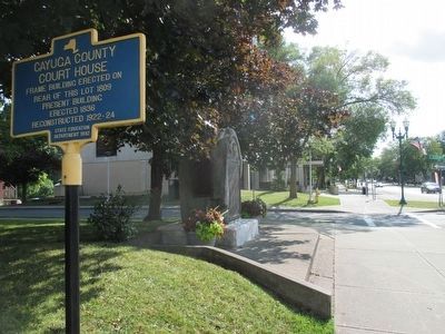 Cayuga County Court House Historical Marker