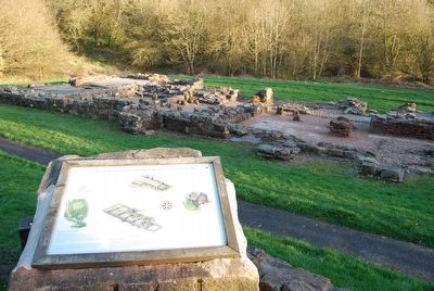 Roman Military Bathhouse, Bothwellhaugh Historical Marker
