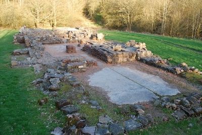 Roman Military Bathhouse, Bothwellhaugh Historical Marker