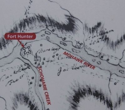 The Fort by the Village Historical Marker