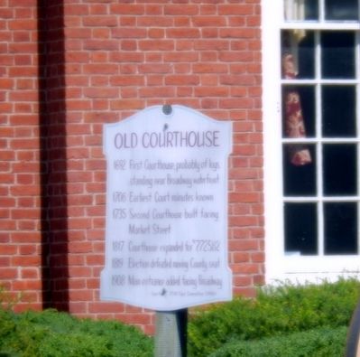 Old Courthouse Historical Marker