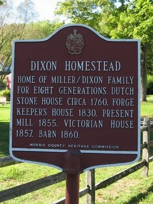 Dixon Homestead Historical Marker