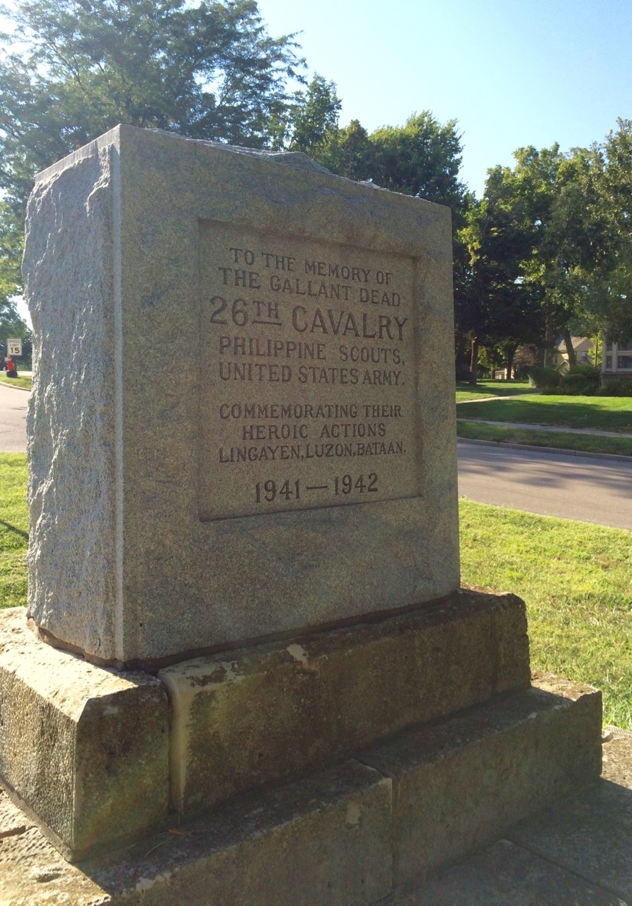 Photo: 26th Cavalry Memorial