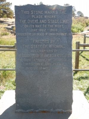 The Overland Stage Line Historical Marker