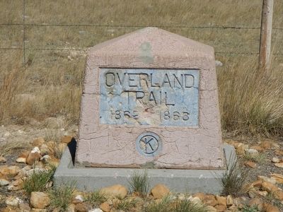 The Overland Trail Historical Marker