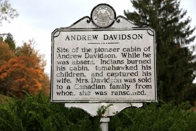 Andrew Davidson Historical Marker