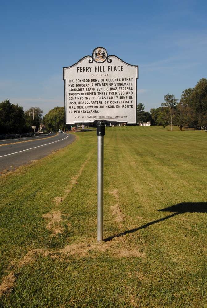Photo: Ferry Hill Place Marker At its New Location