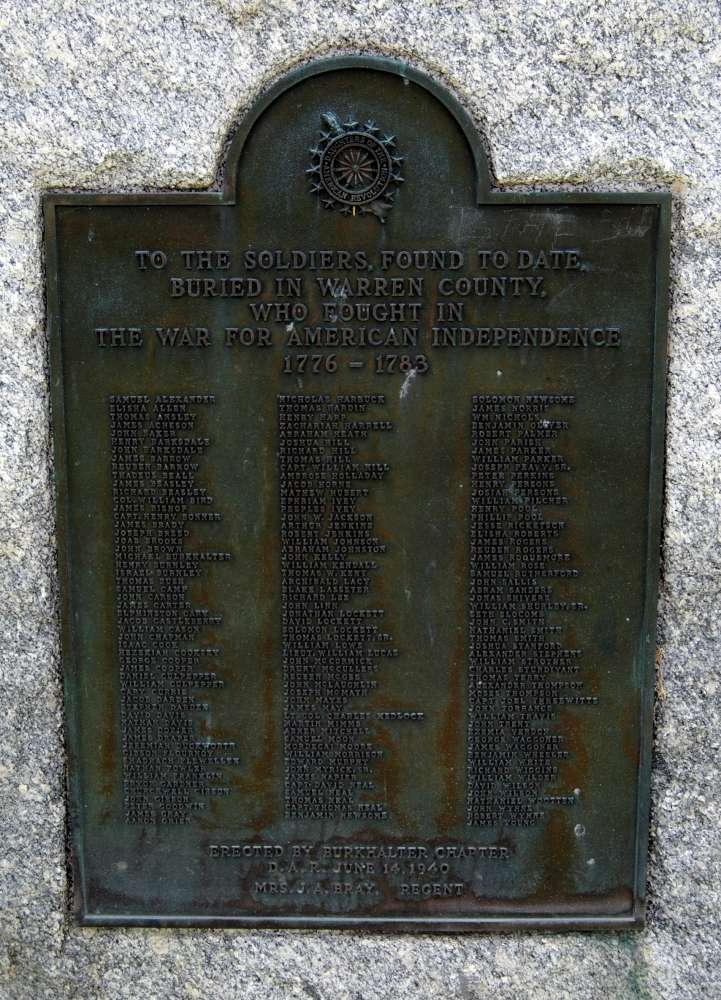 Photo: Warren County Revolutionary War Monument