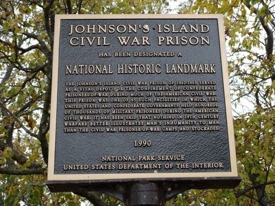 Johnson's Island Civil War Prison Historical Marker