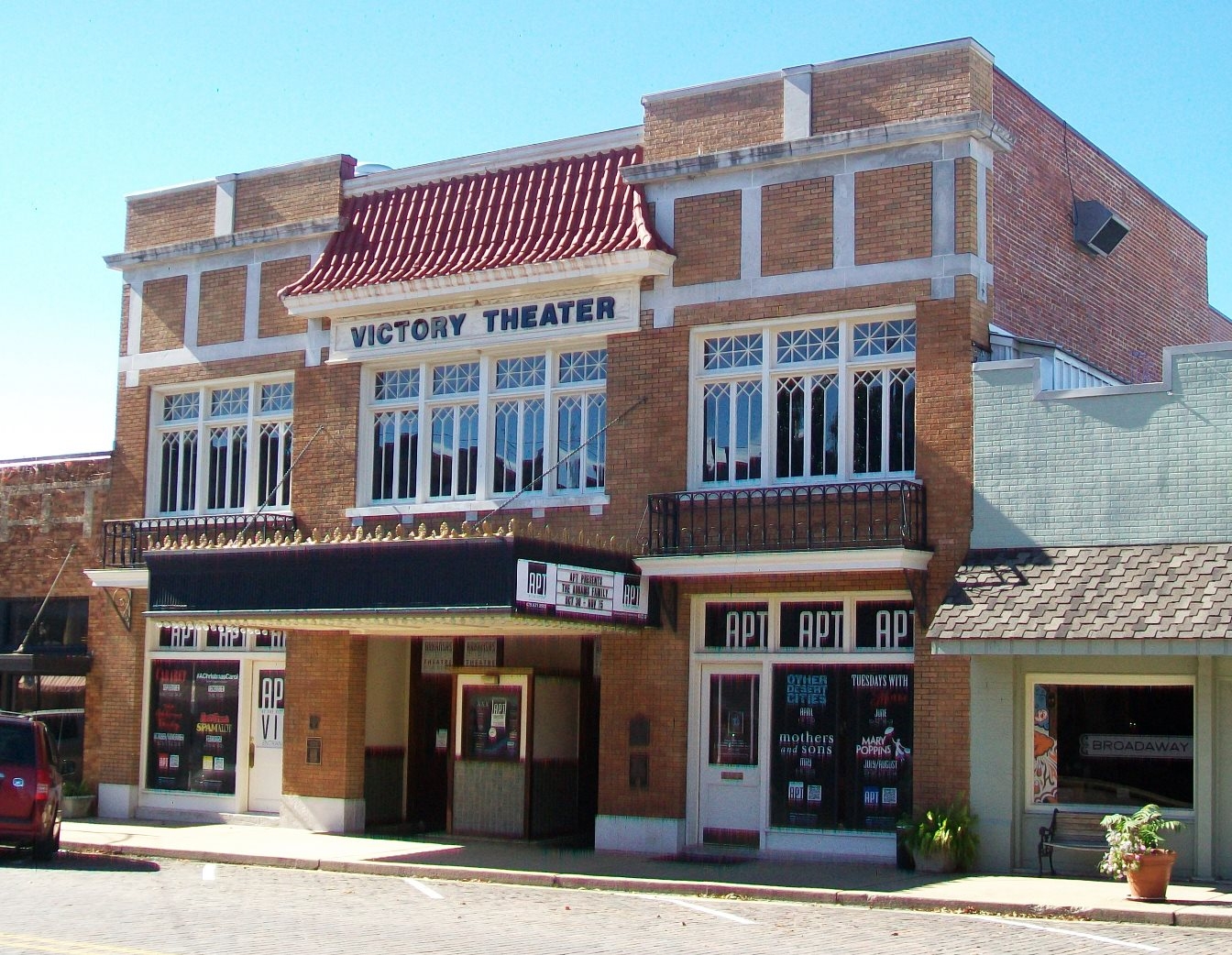 Photo: Victory Theater and Markers