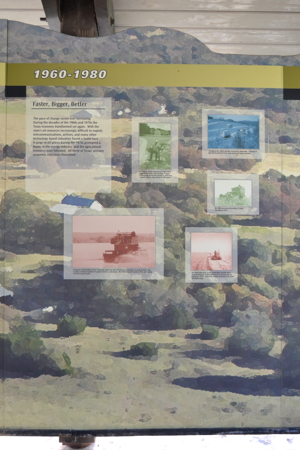 Photo: Farm History Marker - Panel 4 (1960-1980)