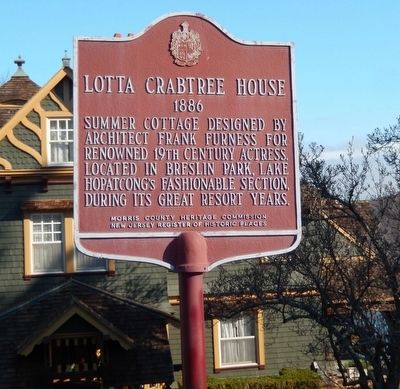 Lotta Crabtree House Historical Marker
