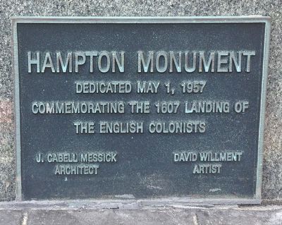 Hampton Monument Historical Marker