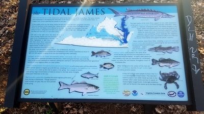 The Tidal James Historical Marker