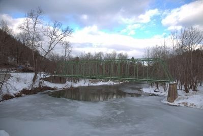 Capon Lake Whipple Truss Bridge Historical Marker