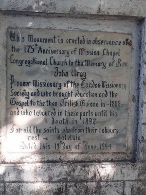 Mission Chapel Congregational Church Historical Marker
