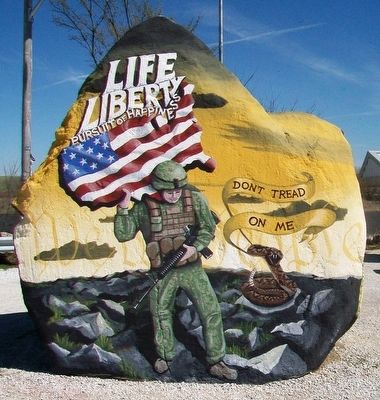 Adair County Freedom Rock Veterans Memorial, a War Memorial