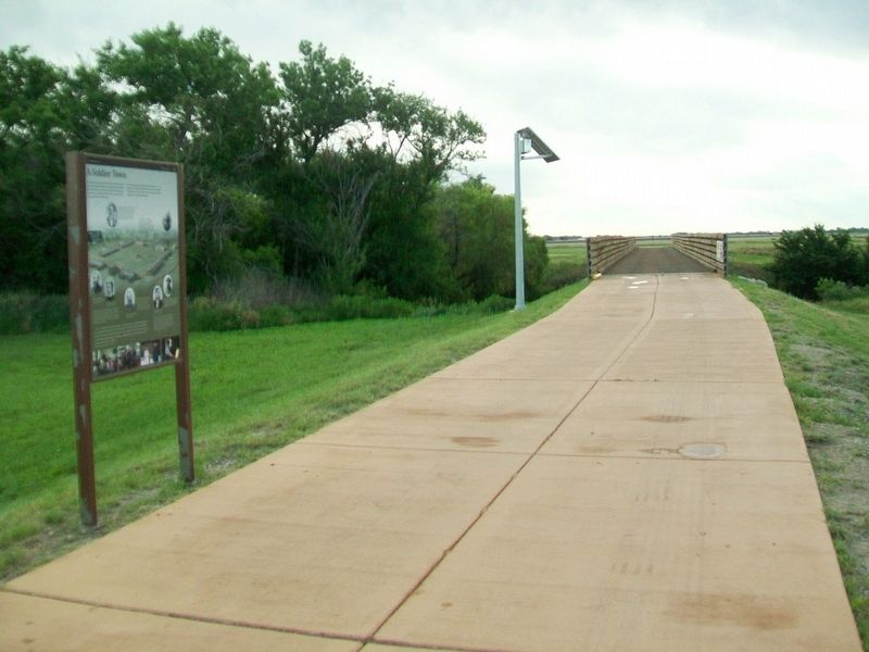 A Soldier Town Historical Marker