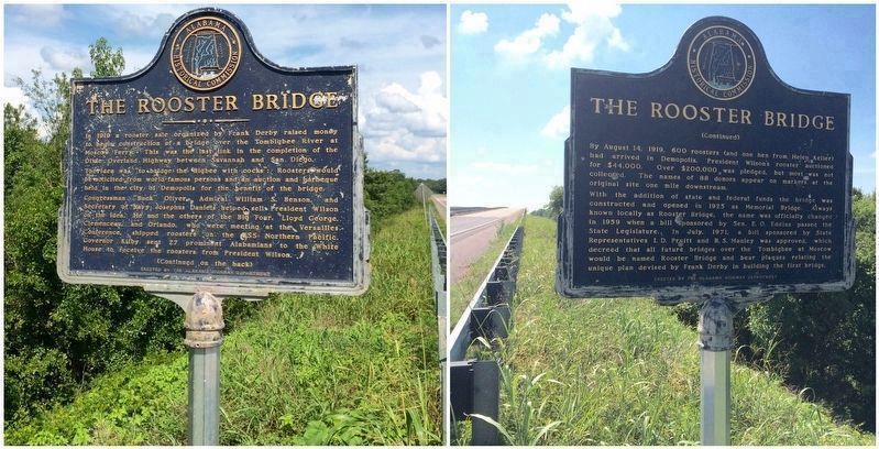 The Rooster Bridge Historical Marker