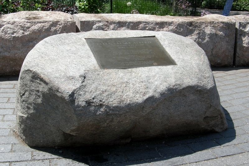 In Honor of Peter Caesar Alberti Historical Marker