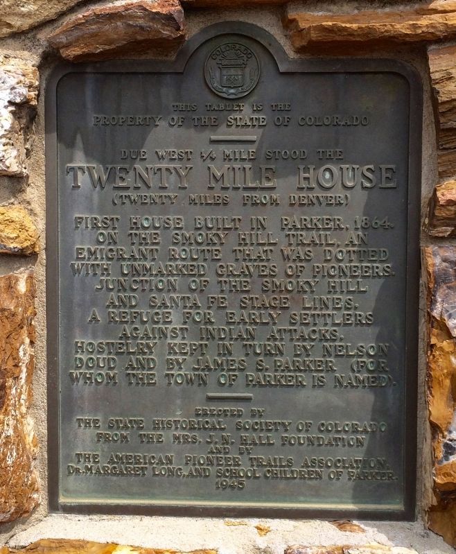 Twenty Mile House Historical Marker