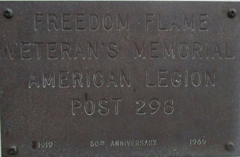 Freedom Flame, a War Memorial