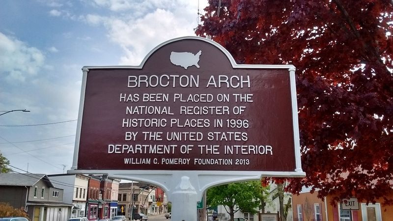 Brocton Arch Historical Marker