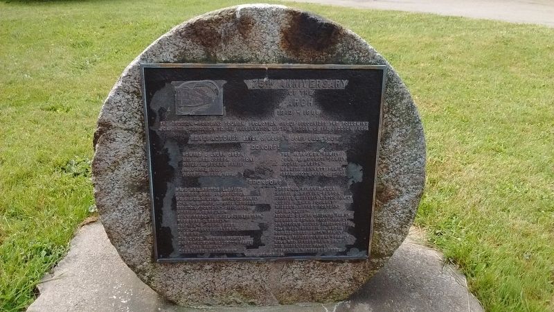 Brocton Arch Historical Marker