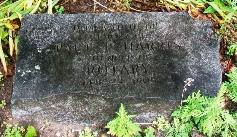 Paul P. Harris Historical Marker