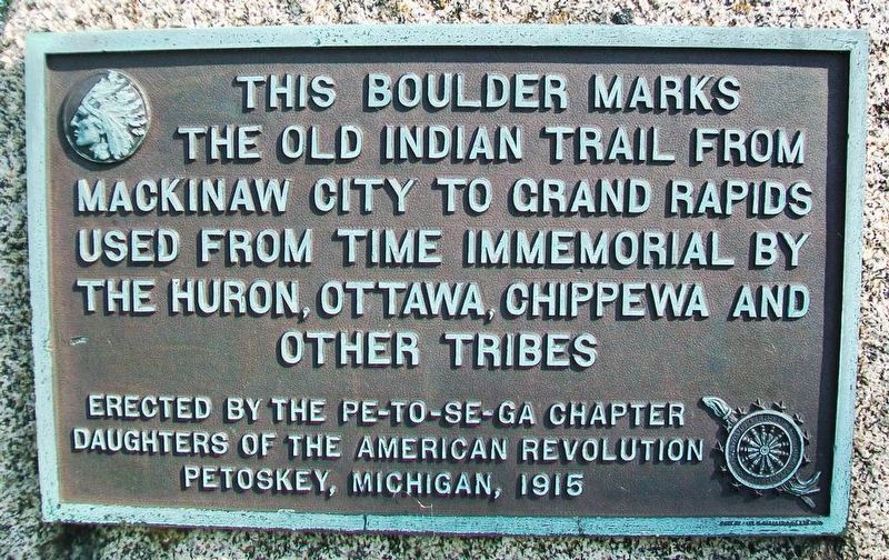 Old Indian Trail Historical Marker