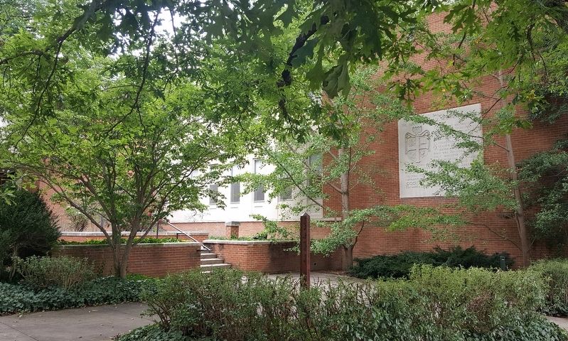 The Alexander Mack Memorial Library Historical Marker