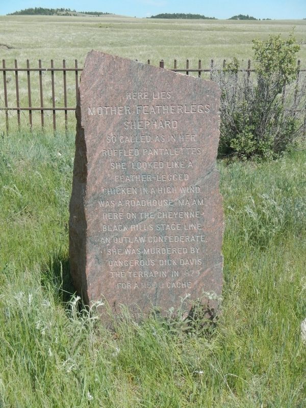Mother Featherlegs Historical Marker