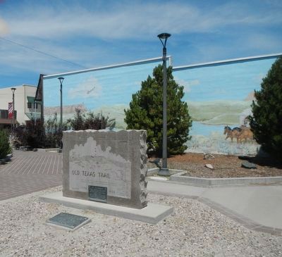 Old Texas Trail Historical Marker