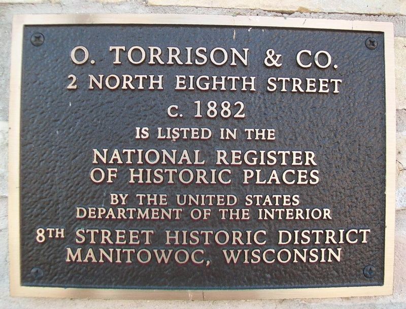 O. Torrison & Co. Historical Marker