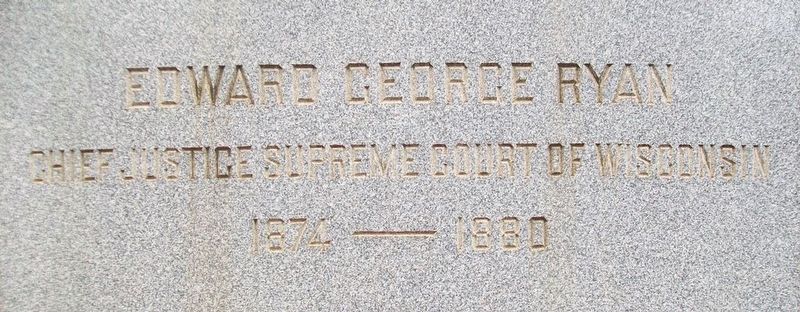 Edward George Ryan Historical Marker