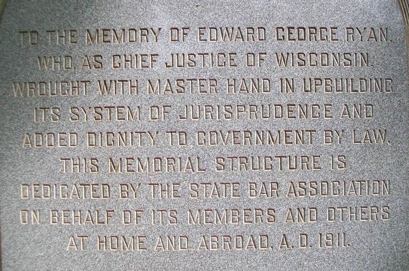 Edward George Ryan Historical Marker