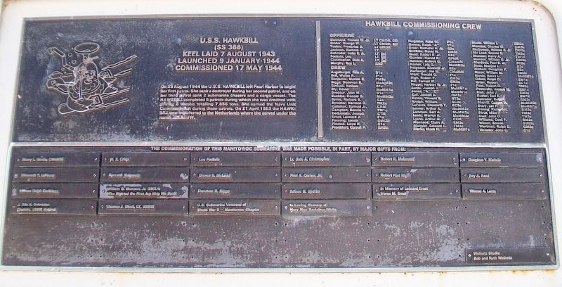 U.S.S. Hawkbill (SS 366) Historical Marker