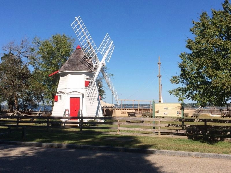 The Yorktown Windmill Historical Marker