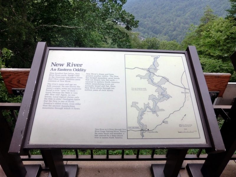 New River Historical Marker