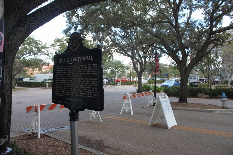 Bealls Centennial Historical Marker