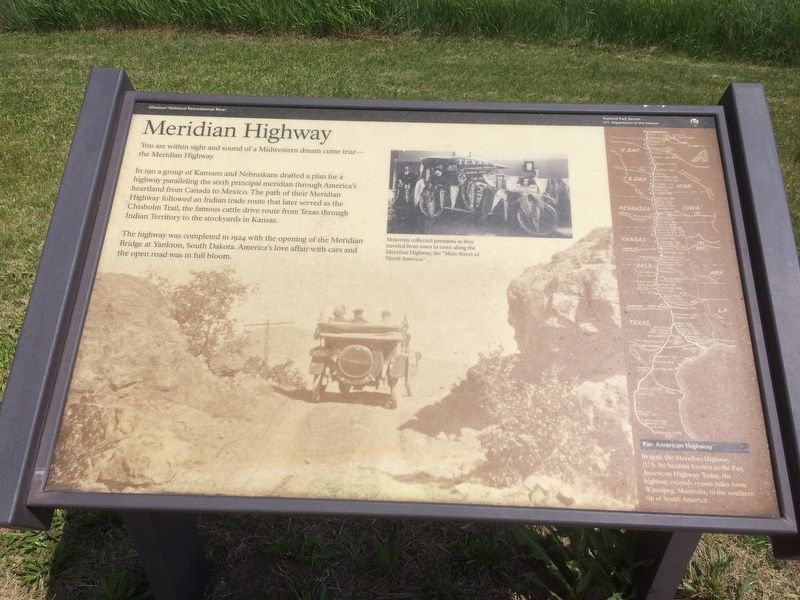Meridian Highway Historical Marker