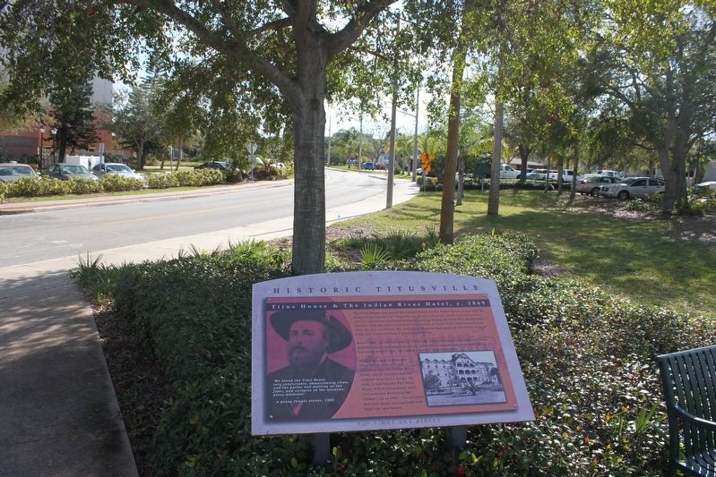 Titus House & the Indian River Hotel, c. 1869 Historical Marker