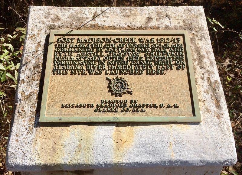 Fort Madison-Creek War 1812-13 Historical Marker