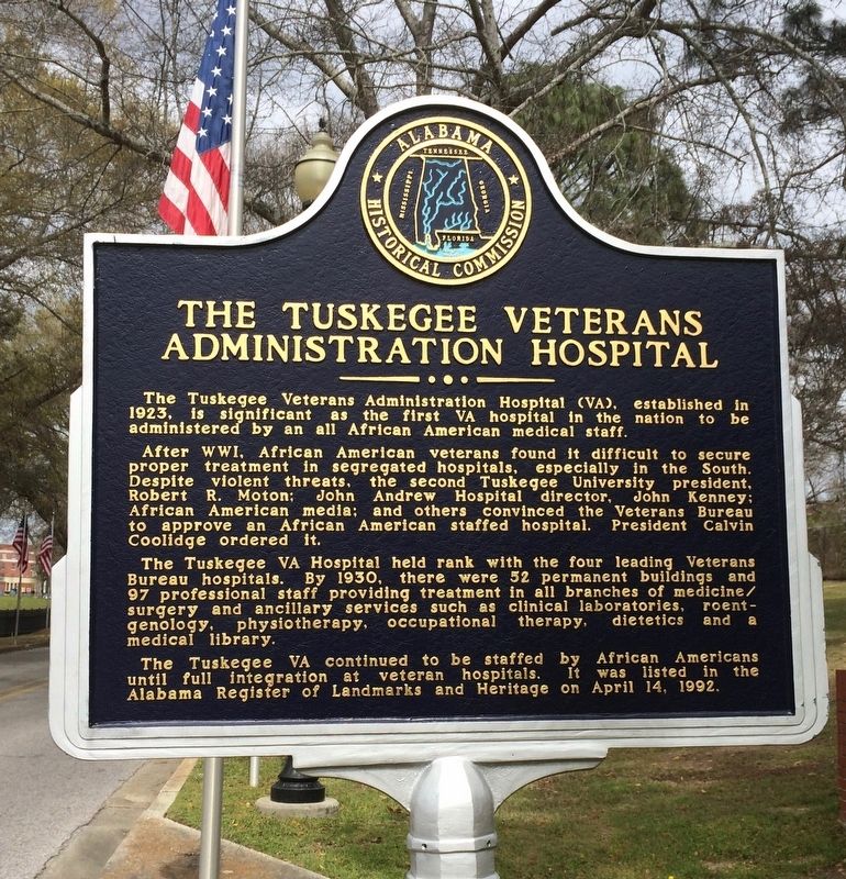 The Tuskegee Veterans Administration Hospital Historical Marker