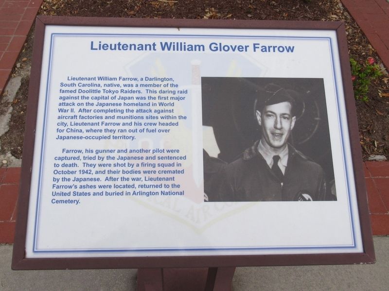 Lieutenant William Glover Farrow, a War Memorial