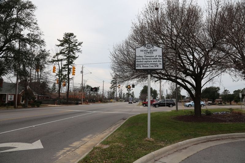 Henry Berry Lowrie Historical Marker